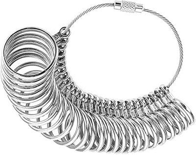 RING SIZE MEASURE UK FINGER SIZER GAUGE