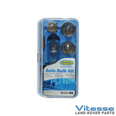 RING Spare Light Bulb Kit H4 Exterior Lighting Fuses Compact Easy ...