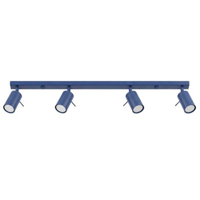 RING steel ultramarine 4 Lights modern Ceiling lamps