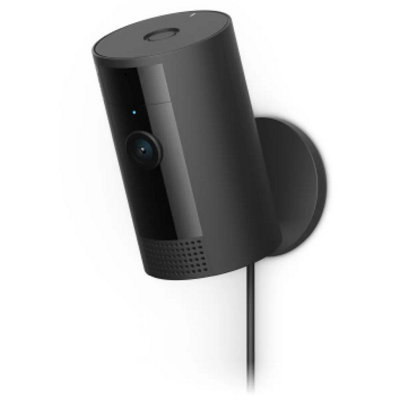 Ring Wired Indoor Camera 4 Pack in Black 1080p HD Video, Two-Way Talk ...