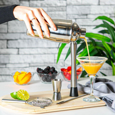Rink Drink 5pc Manhattan Cocktail Shaker Set - Stainless Steel Mixology ...