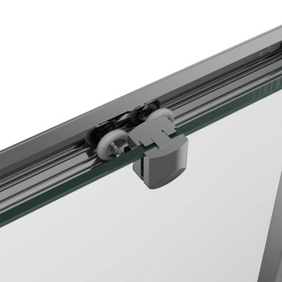 Rinse 1100x1900mm Sliding Single Shower Enclosure For Wetroom Cubicle
