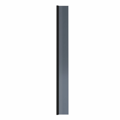 Rinse 215x1950mm Walk In Shower Enclosure Wet Room Grey Glass Screen ...