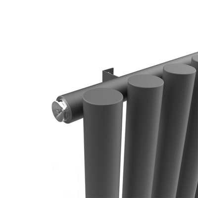 Rinse Bathrooms 1600x545mm Vertical Column Designer Radiator Anthracite ...