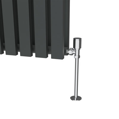 Rinse Bathrooms 1800x620mm Vertical Column Designer Radiator Anthracite ...