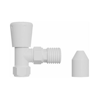 Rinse Bathrooms Angled Towel Radiator Valves Round 15mm for Towel Rail ...