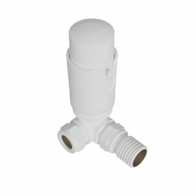 Rinse Bathrooms Designer Modern Corner Thermostatic Radiator Valve Pack ...