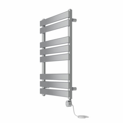 Rinse Bathrooms Flat Panel Electric Heated Towel Rail Touch Screen ...