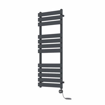 Rinse Bathrooms Flat Panel Electric Heated Towel Rail Touch Screen ...