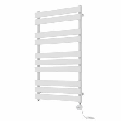 Rinse Bathrooms Flat Panel Electric Heated Towel Rail Touch Screen ...