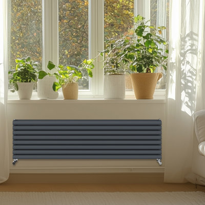 Rinse Bathrooms Horizontal Radiator Oval Panel Double Column Hallway ...