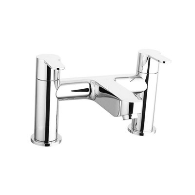 Rinse Bathrooms Modern Bathroom Tub Monobloc Bath Filler Mixer Chrome ...