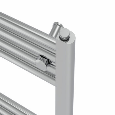 Rinse Bathrooms Prefilled Electric Thermostatic Heated Towel Rail ...