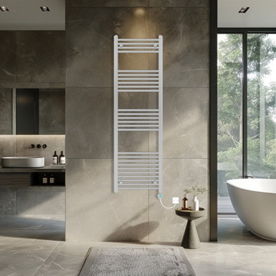 Rinse Bathrooms Smart WiFi Thermostatic Electric Bathroom Straight ...