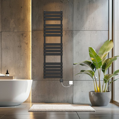 Rinse Bathrooms Smart WiFi Touch Screen Thermostatic Electric Heated ...