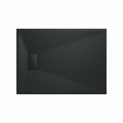 Rinse Bathrooms SMC Slate Effect Shower Enclosure Tray 1100x800mm ...