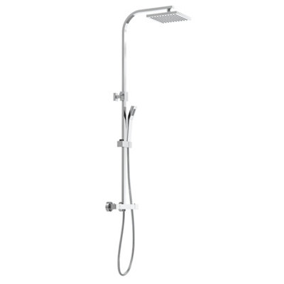Rinse Bathrooms Thermostat Shower System, Twin Head Thermostatic Shower ...