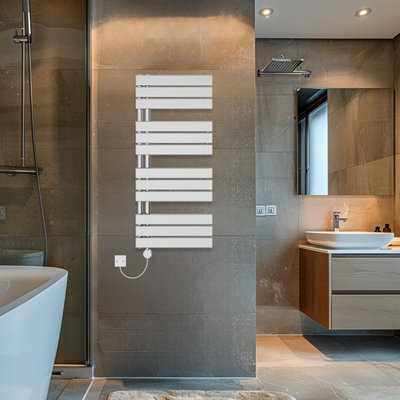 Rinse Bathrooms Touch Screen Thermostatic Electric Bathroom Flat Panel ...