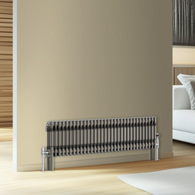 Rinse Bathrooms Traditional Cast Iron Style Double Column Horizontal ...