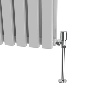 Rinse Bathrooms White 1800x480mm Vertical Designer Column Radiator ...