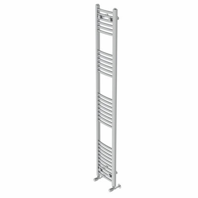 Rinse Curved Bathroom Heated Towel Rail Ladder Radiator Chrome 1800x300mm