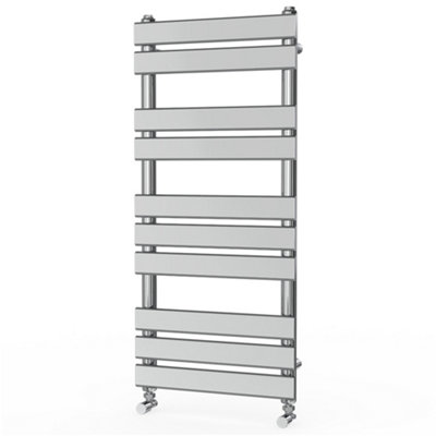 Rinse Flat Panel Chrome Towel Radiator Bathroom Heated Towel Rail ...