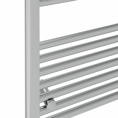 Rinse Straight Bathroom Heated Towel Rail Ladder Radiator Chrome 800x600mm