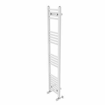 Rinse Straight Bathroom Heated Towel Rail Ladder Radiator White 1400x300mm