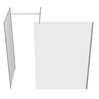 Rinse Walk in Shower Enclosure 8mm Clear Easy Clean Glass Wet Room ...