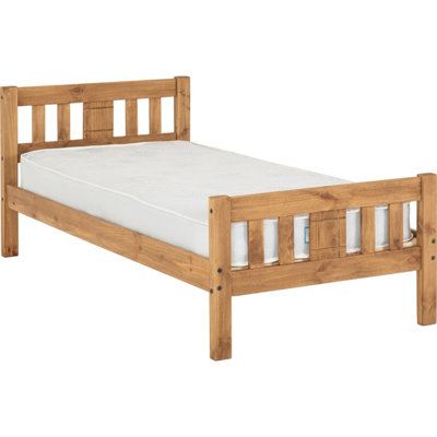 Rio Single Bed in Distressed Waxed Pine