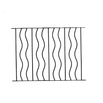 RIPPLA Large Metal Deck Decking Infill Fence Panel 1130mm Wide x 813mm ...