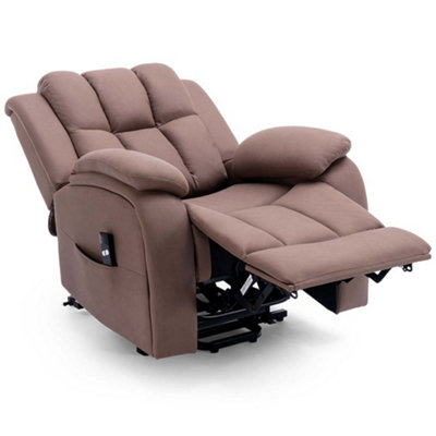 Buy Rise Recliner Chair With Single Motor, Remote Control And Pocket ...
