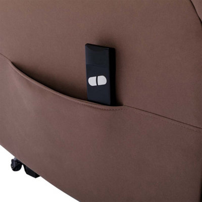 Rise Recliner Chair With Single Motor, Remote Control And Pocket ...