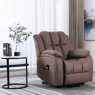 Buy Rise Recliner Chair With Single Motor, Remote Control And Pocket ...