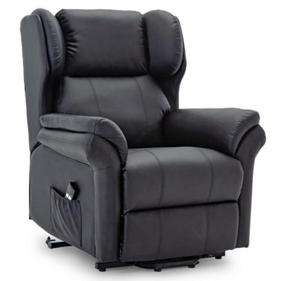 Rise Recliner Chair With Single Motor, Remote Control, Pocket Storage ...