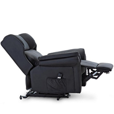 Rise Recliner Chair With Single Motor, Remote Control, Pocket Storage ...