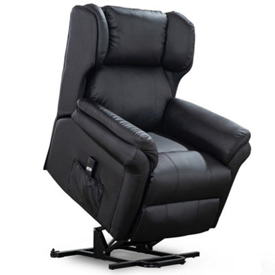 Rise Recliner Chair With Single Motor, Remote Control, Pocket Storage ...