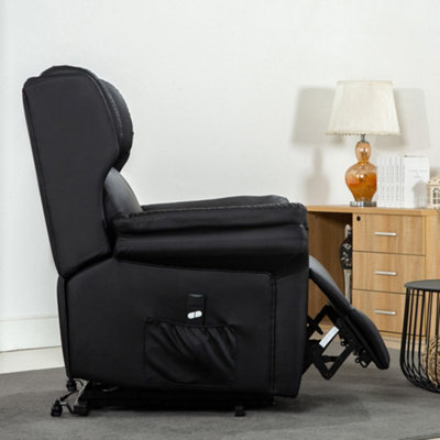 Rise Recliner Chair With Single Motor, Remote Control, Pocket Storage ...