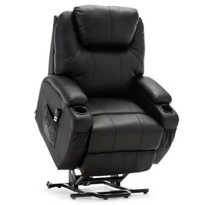Shop Rise Recliner Cinema Chair With Dual Motor, Heat And Massage ...