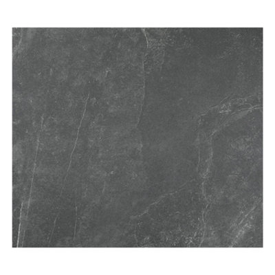 Riverfall Charcoal Porcelain Tiles (3 Pack-1 Box-1.1m2 Coverage)-Tile ...