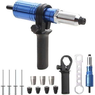 Rivet Gun Adapter: Homury Riveting Tool With 2.4/3.2/4.8/4.8Mm Riveting ...