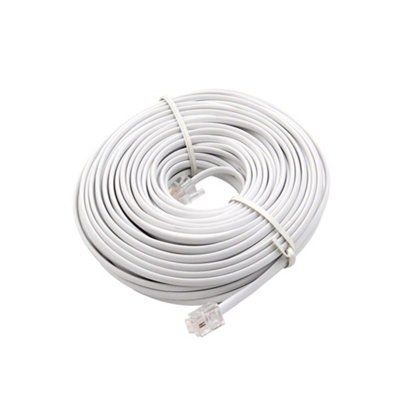 RJ11 Modular Lead M/M 20.0M BROADBAND CABLE