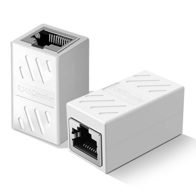 RJ45 Coupler,Cat7 Cat6 Cat5e 8P8C Ethernet Lan Cable Connector,8P8C ...