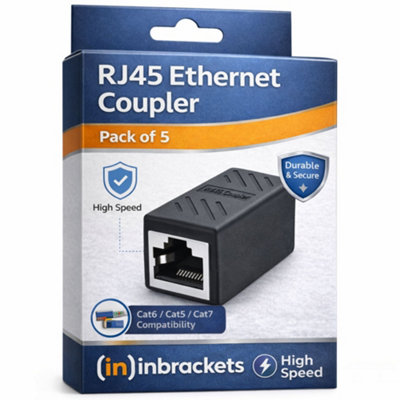 RJ45 Ethernet Cable Coupler Extender Cat5 Cat6 Cat6a Inline Joiner ...