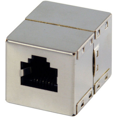 RJ45 Straight Shielded Coupler Socket to Female CAT6/5e FTP STP ...