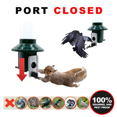 Roamwild PestOff Green Squirrel Proof Bird Feeder