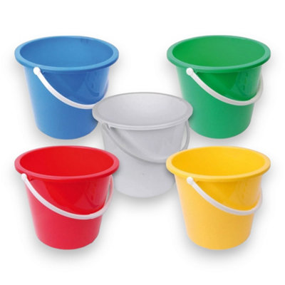 Robert Scott 10 Litre Homeware Colour Coded Bucket - Yellow | DIY at B&Q