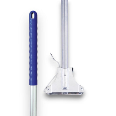 Robert Scott Powder Coated Steel Kentucky Mop Handle (Blue) | DIY at B&Q