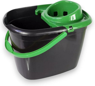 Robert Scott Recycled Great British Mop Bucket and Wringer 14 Litre - Green