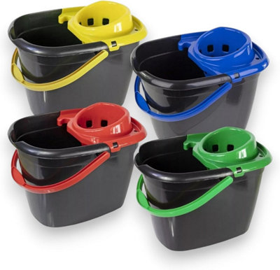 Robert Scott Recycled Great British Mop Bucket and Wringer 14 Litre ...